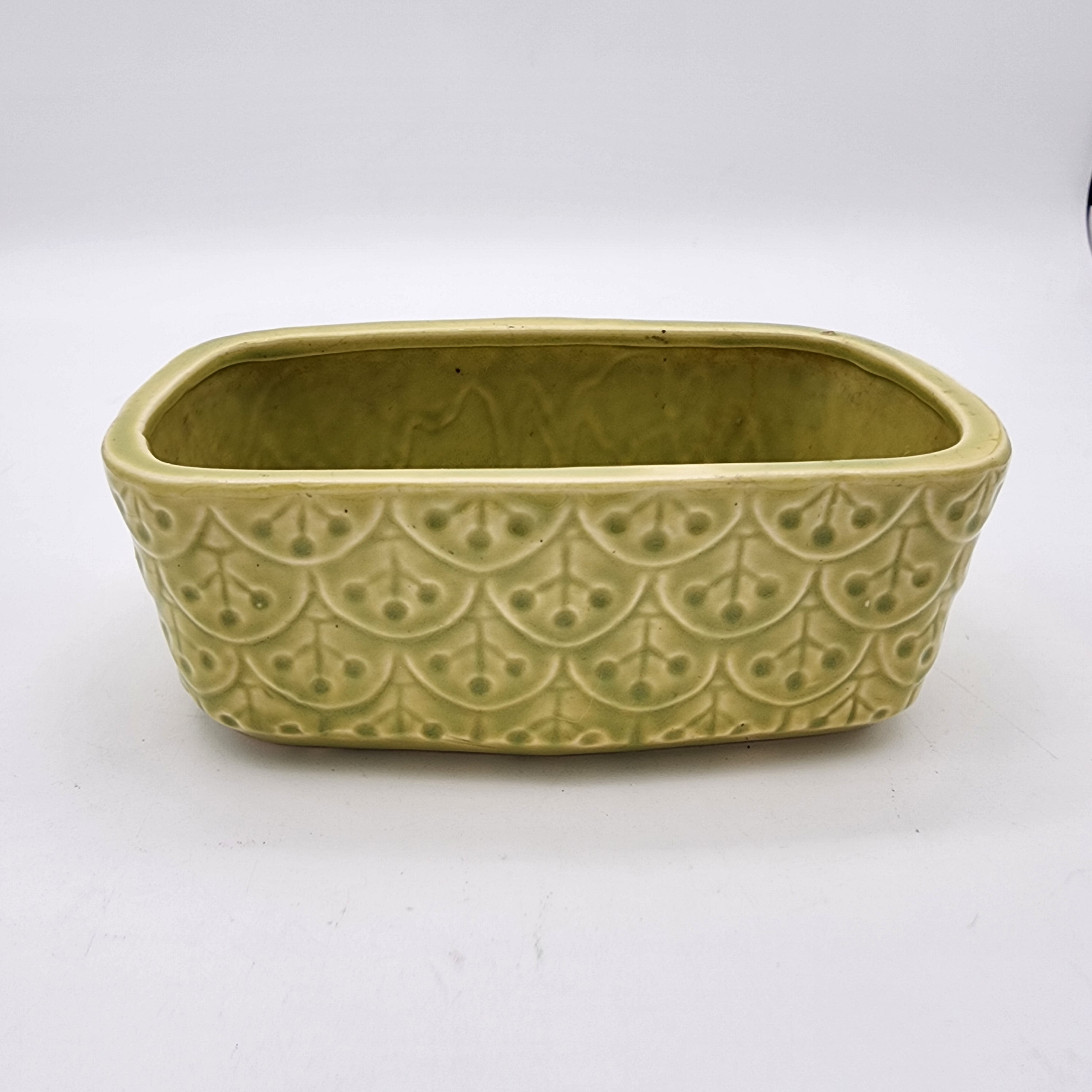 Vintage Green Brush Pottery Planter #520 – Niche Lady Shop