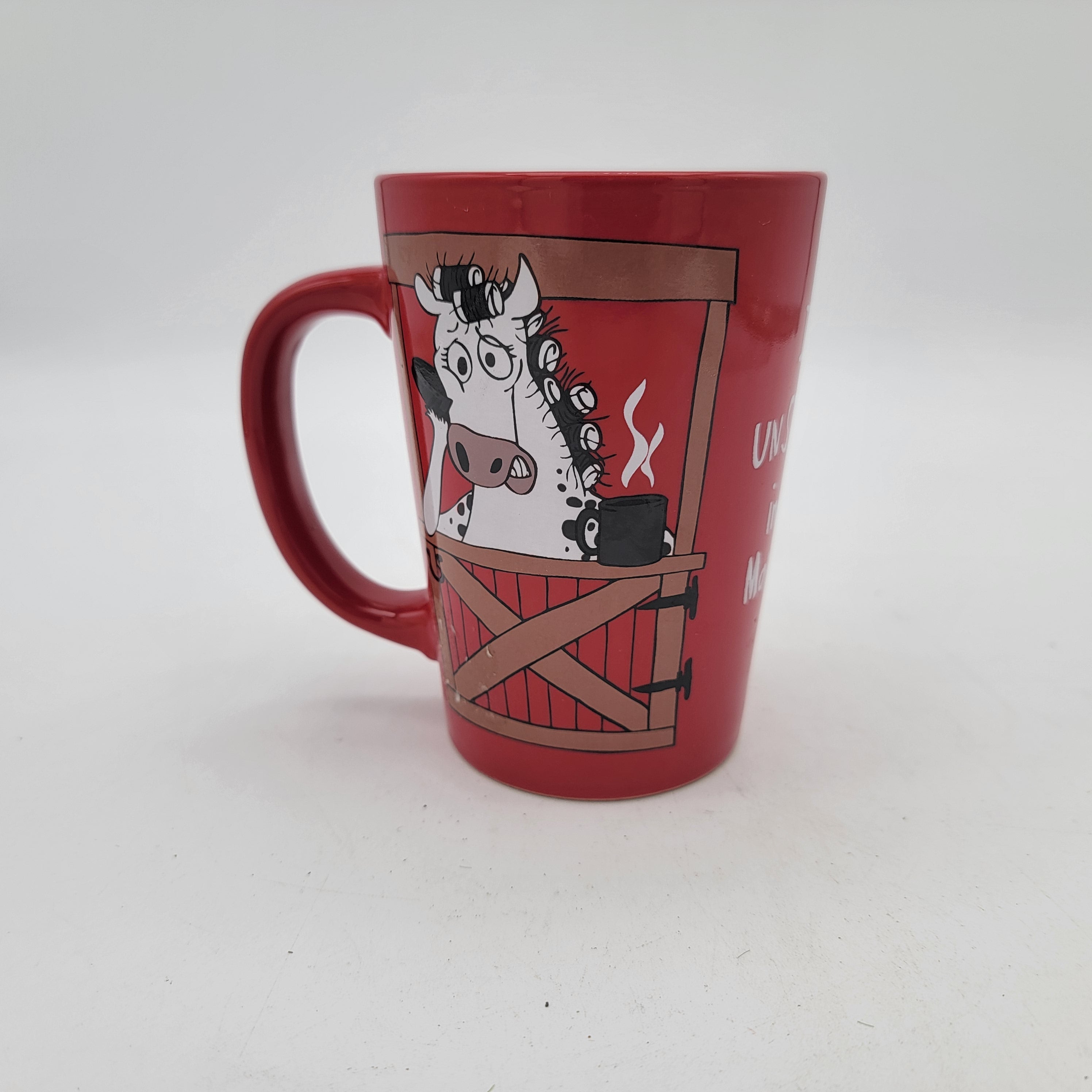 I'm Unstable Red Horse Mug – Niche Lady Shop