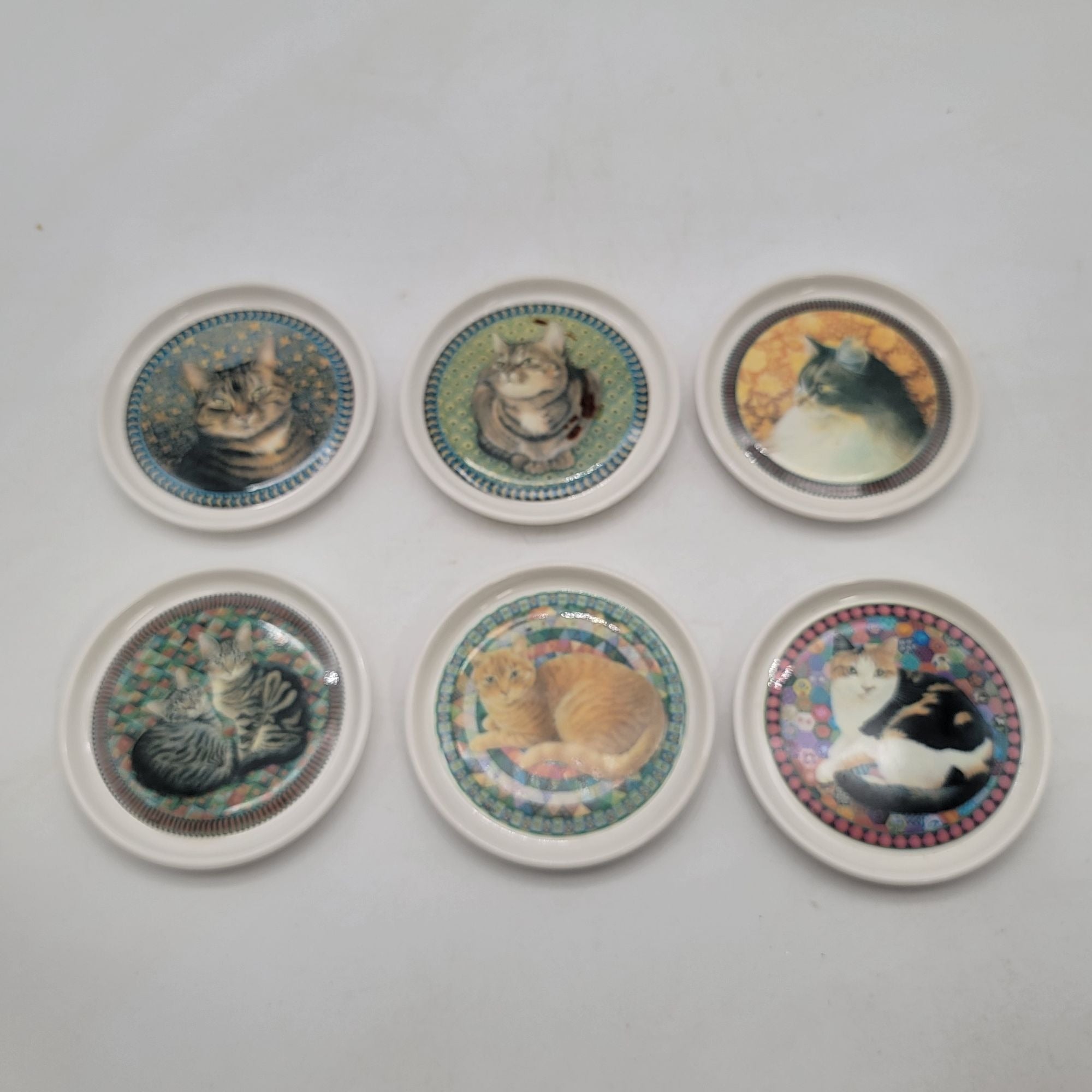 Set Of 6 Cat Coasters – Niche Lady Shop
