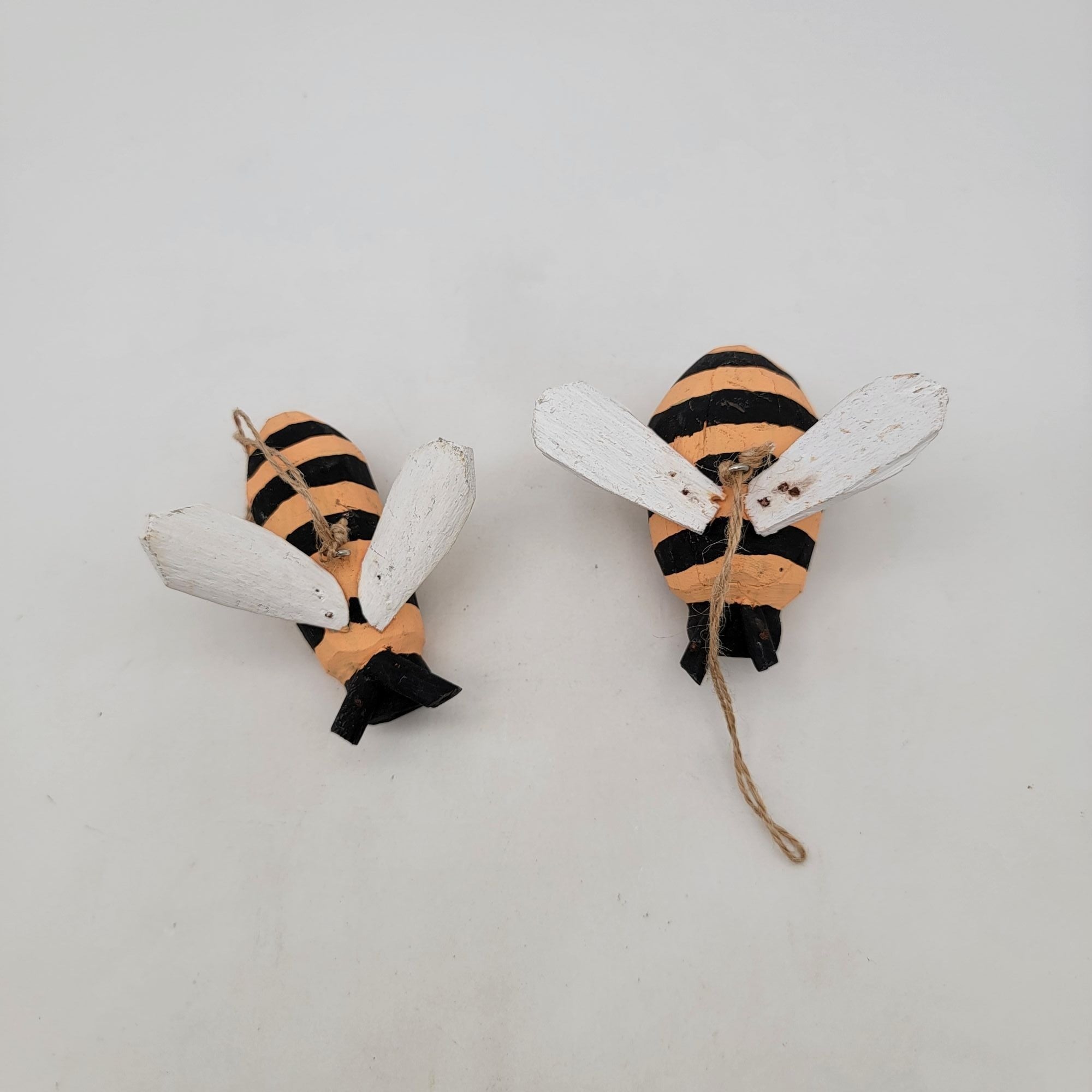 Handcrafted Wooden Bumble Bees Set Of 2 – Niche Lady Shop