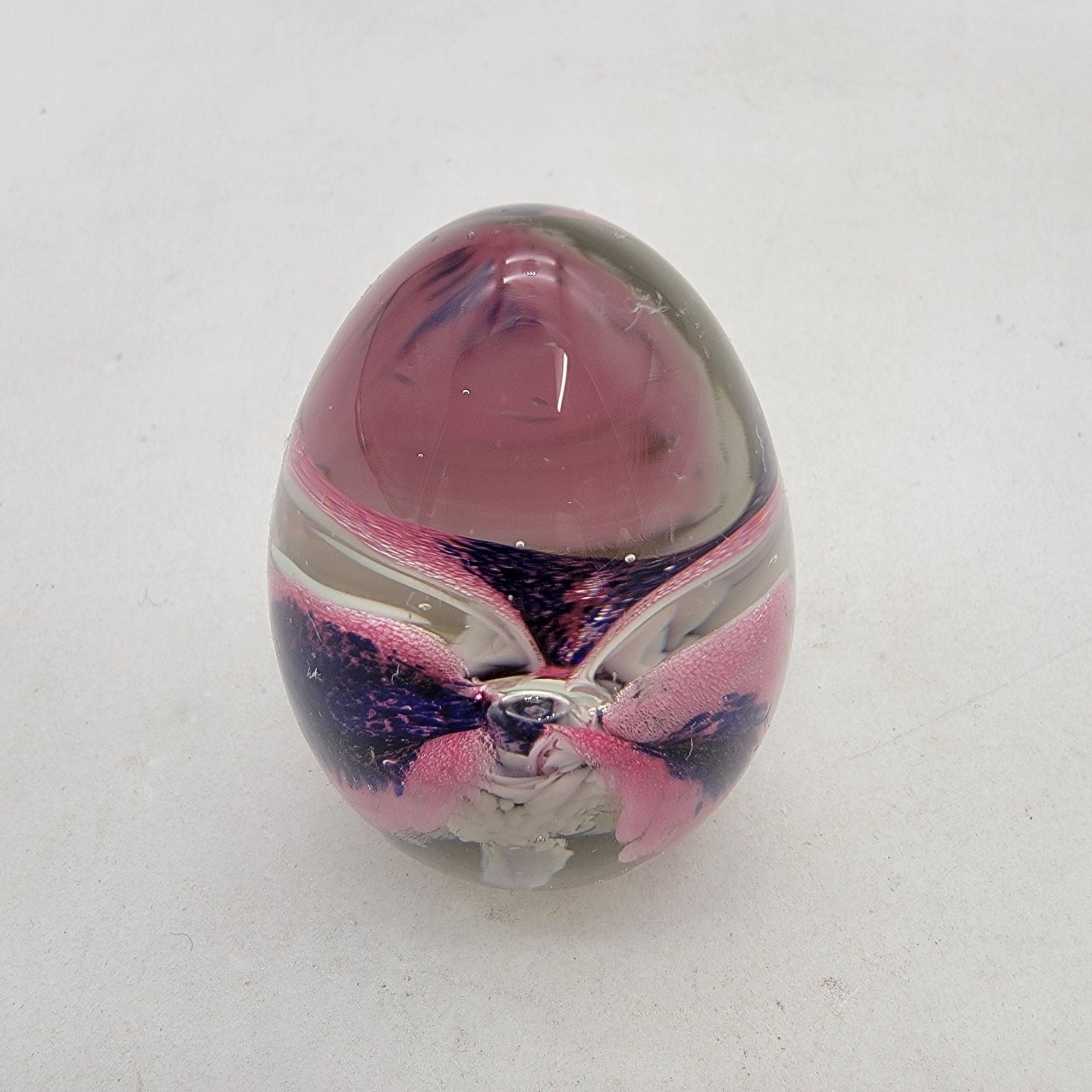 Vintage 1989 Mt. St. Helen Ash Art Glass Paperweight – Niche Lady Shop