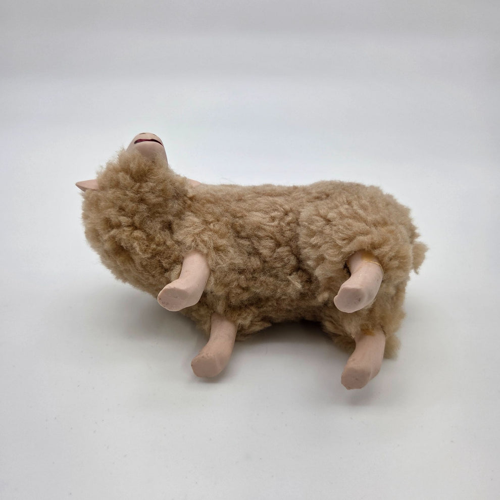 Meier Germany Real Wool Sheep Sculpture - Head Down Looking Up – Niche ...