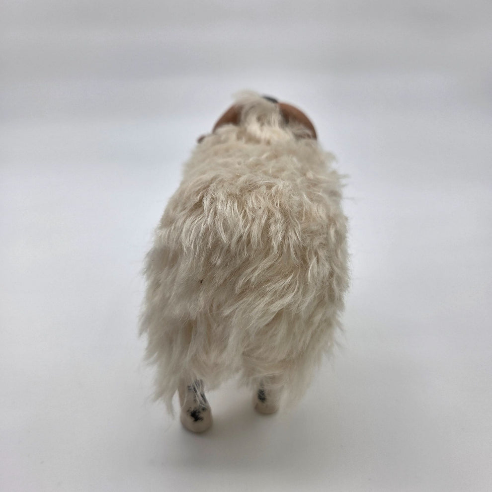 Meier Germany Real Wool Scottish Black Face Ram Sheep Sculpture – Niche ...