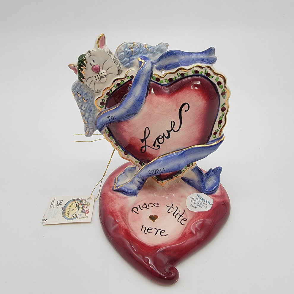 2003 Blue Sky Clayworks Heather Goldminc Chapel Of Love Tea Light Cand ...